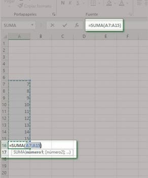 Como usar la Autosuma en Excel (más 7 trucos muy útiles)