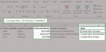 Como concatenar en Excel [Ejemplos y consejos]