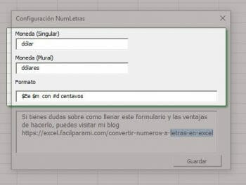 Como convertir números a letras en Excel usando macros